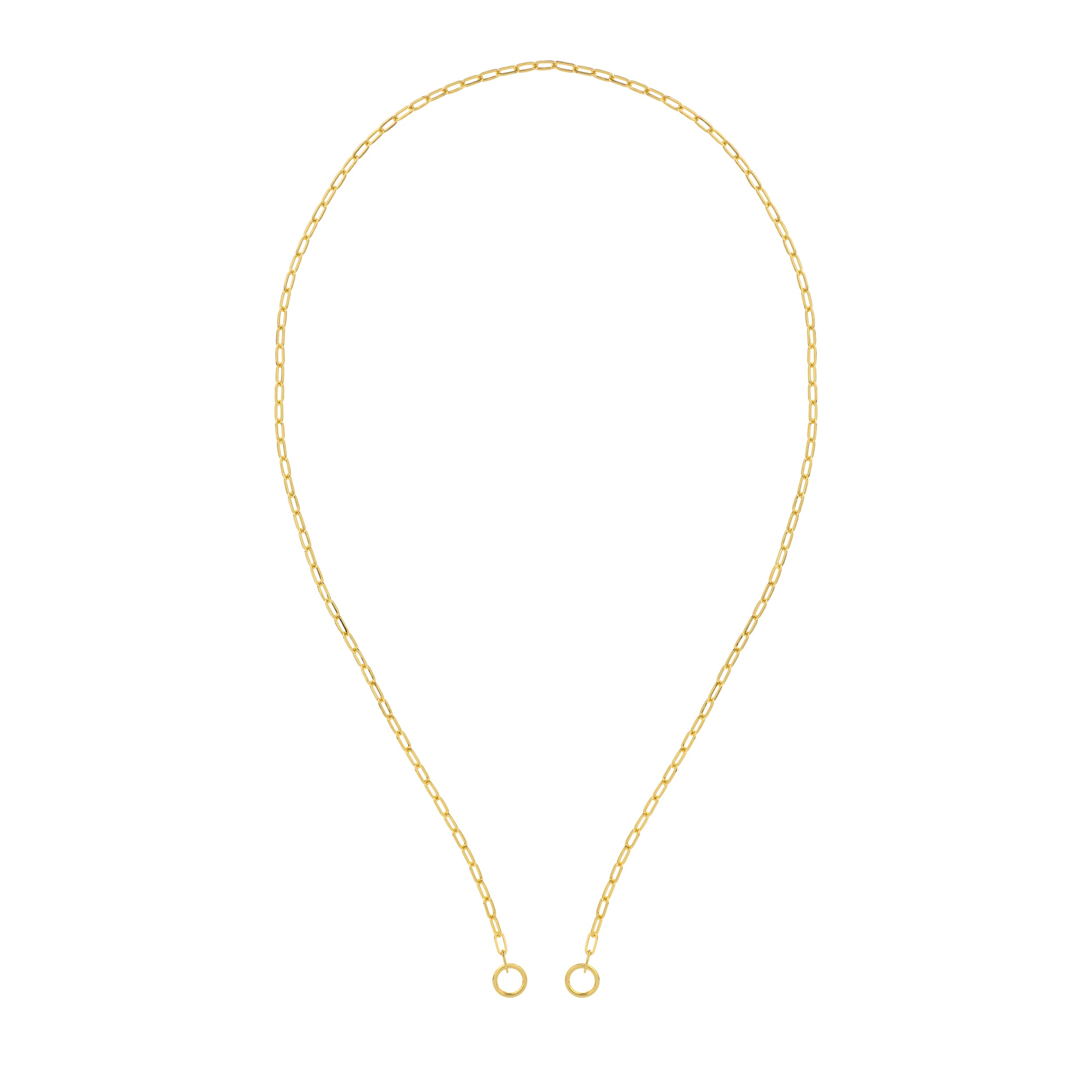 2.5mm Open Paper Clip Split Chain – Guven Brothers Fine Jewelry